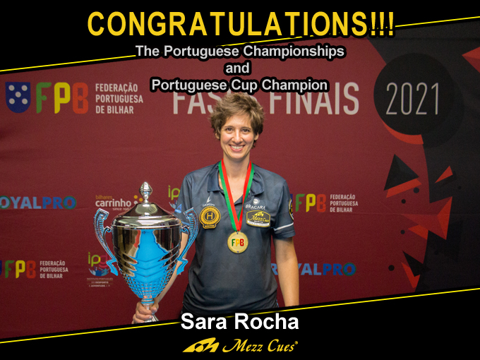 Pool player Sara Rocha(Portugal) won the Portuguese Championships and ...